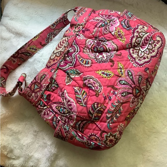 Vera Bradley | Bags | Vera Bradley Pink Purple Shoulder Bag X14x4 ...
